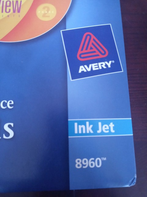 Avery CD Labels White Matte 40 And 80 Spine (8960) for sale online | eBay