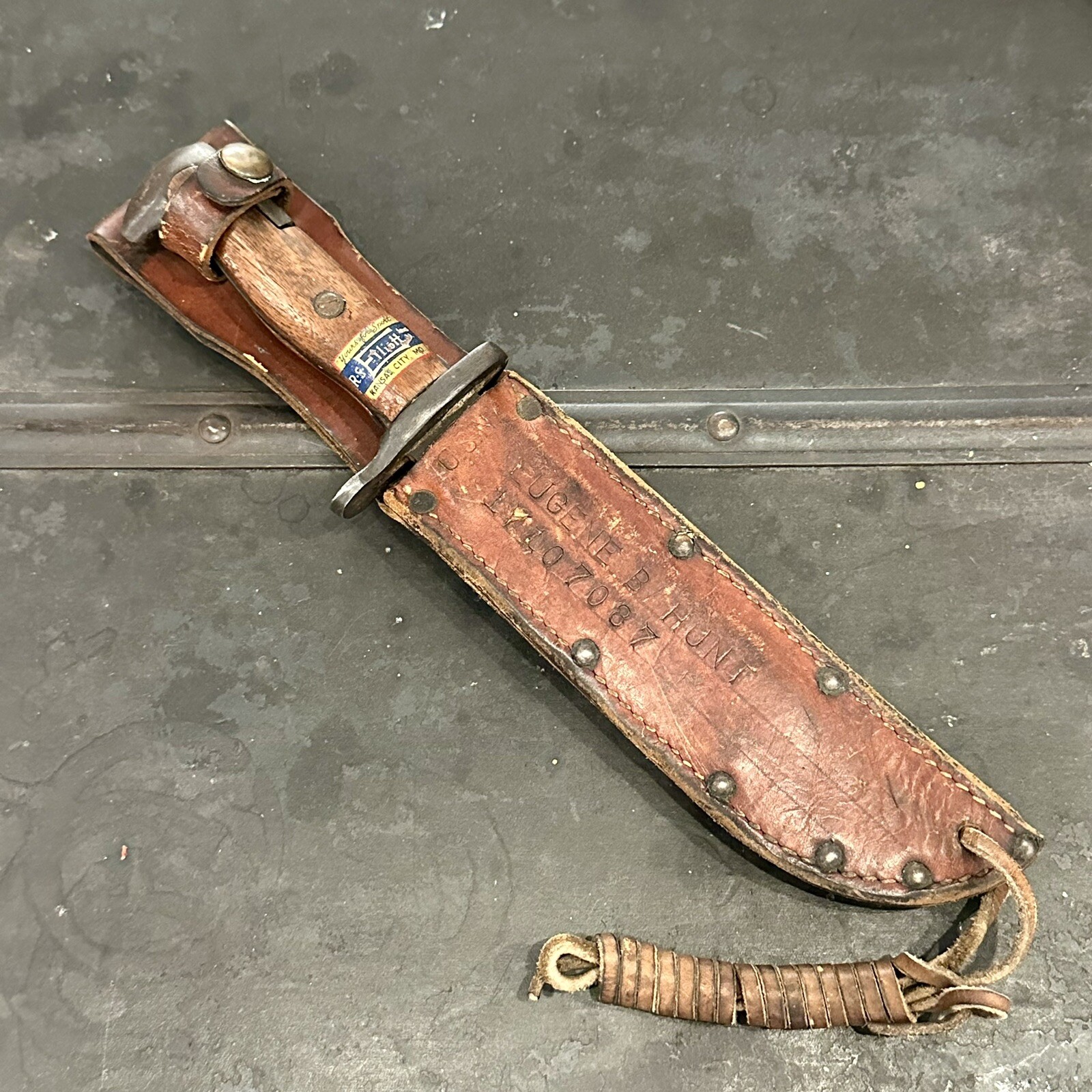 WWII R.S. Elliot Fighting Knife Named US Navy USMC | eBay