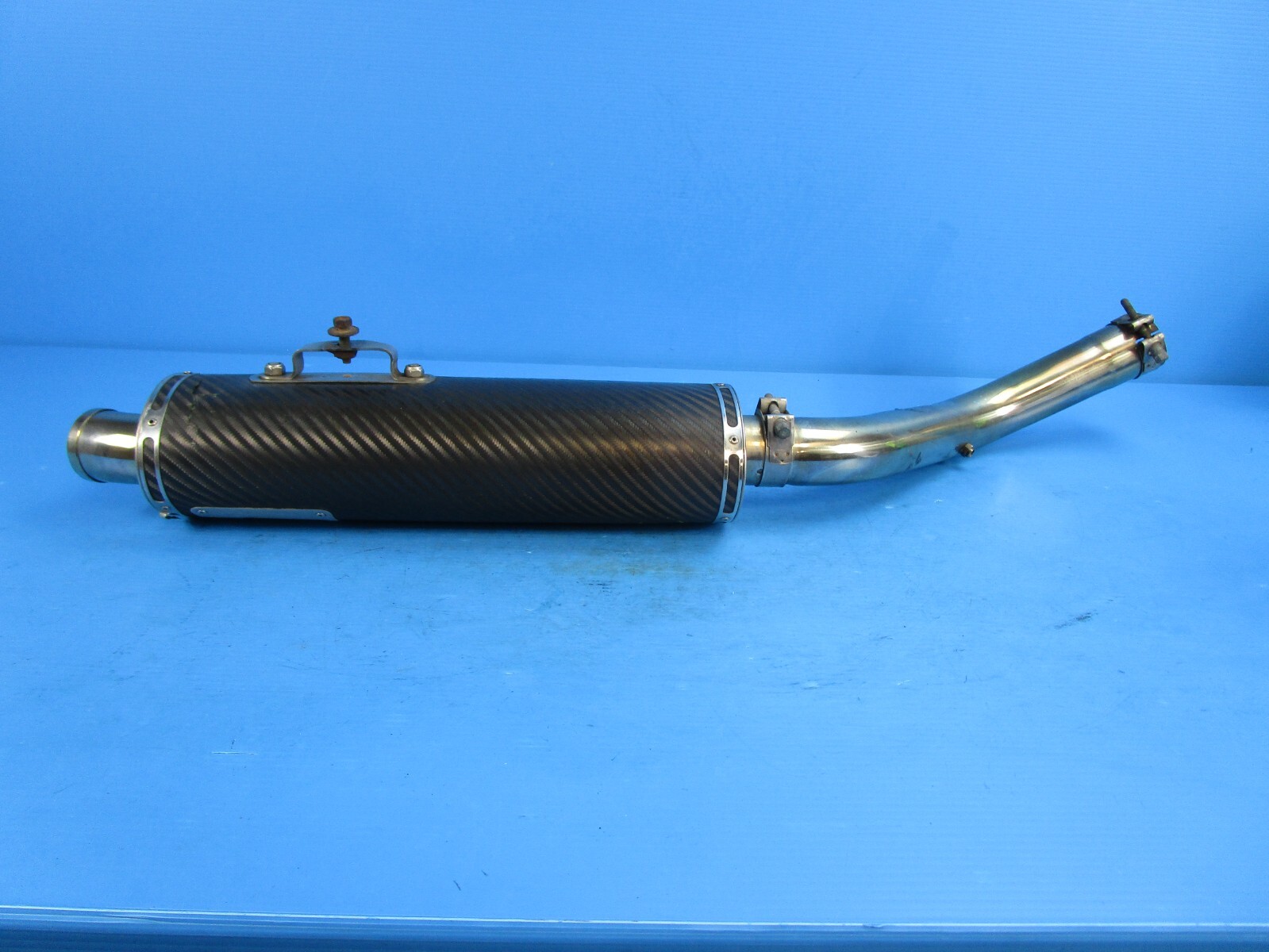 2003-2009 Yamaha R6 R6S EVO High Mount Slip-On Exhaust Muffler Pipe 03 ...