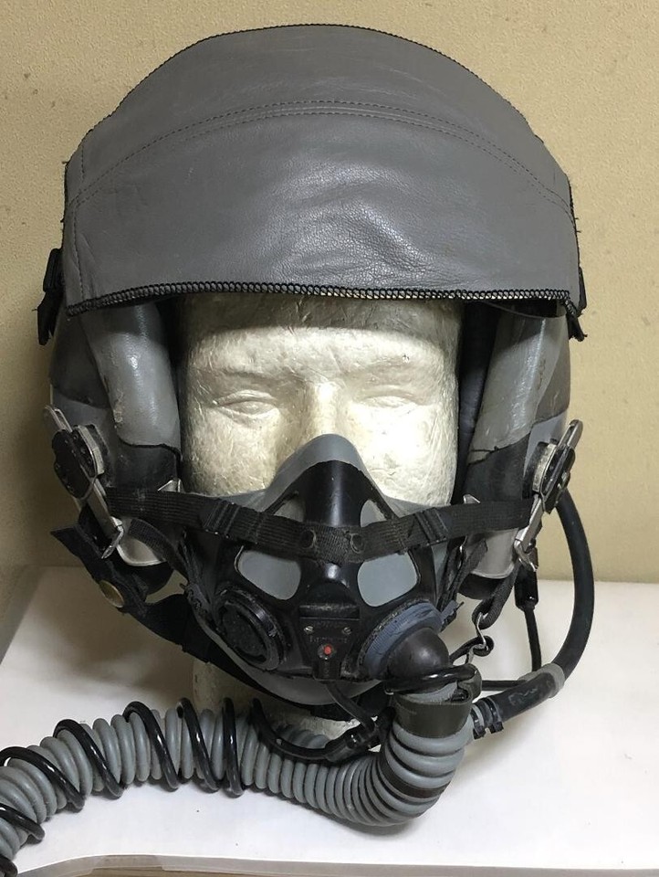 USAF U.S. Air Force Flight Helmet HGU-55P CE & MBU-20/P Used F/S From ...