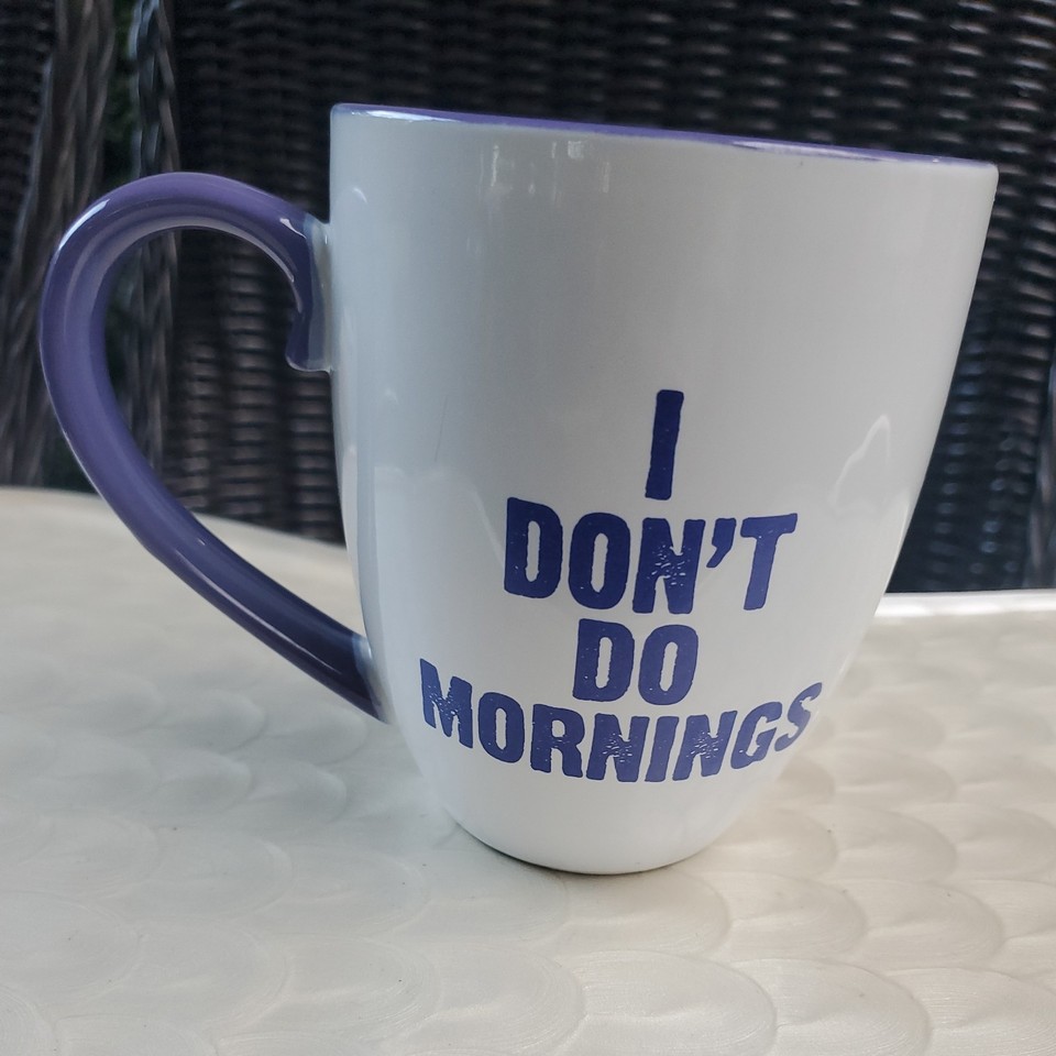 Despicable Me Evil Minion Mayhem Coffee Mug I Don’t Do Mornings Purple ...