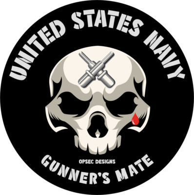 Gunner's Mate Decal - US Navy Rate Decal - Militarybest - Military 8 ...