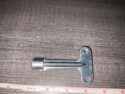 Winding Key T Handle P-P Meter Reader Furnace Key Vintage Aluminum Appx ...