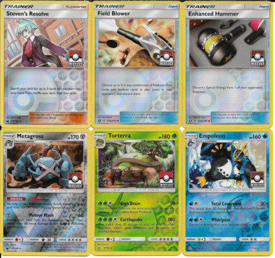 Pokemon 6 Card League Promo Lot with Steven's Resolve NM | eBay