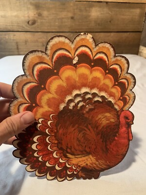 Vintage Thanksgiving Turkey Die Cut | eBay