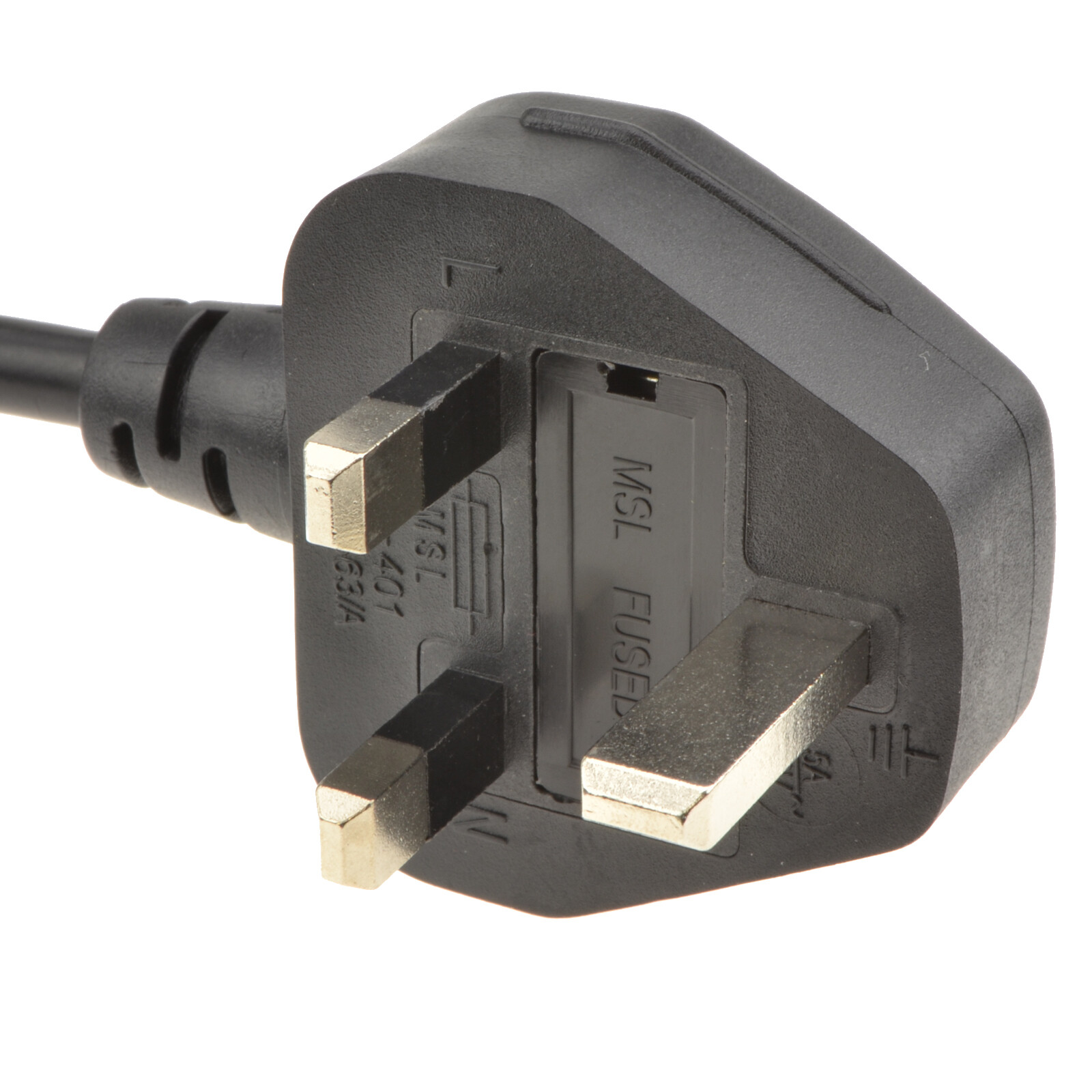 Power Cord UK Plug to IEC Cable (PC Mains Kettle Lead) C13 1m/2m/3m/5m ...
