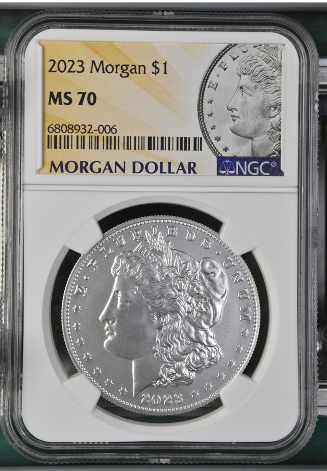 2023-S MORGAN & PEACE DOLLAR - 6 COIN SET REVERSE PROOF NGC PF70 MS70 ...