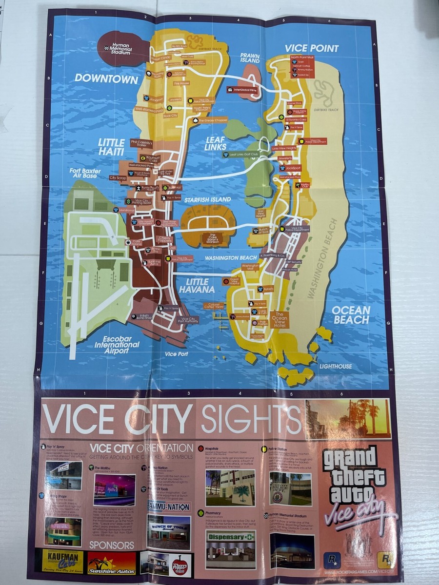 Gta Vice City 지도