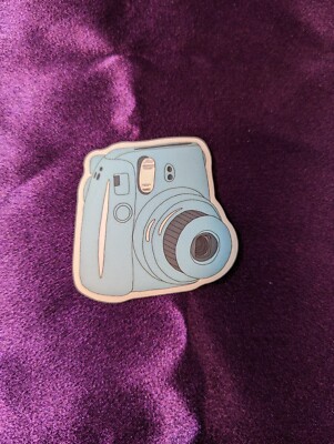 Blue instant camera Sticker Water Bottle Phone Sticker Laptop Sticker ...