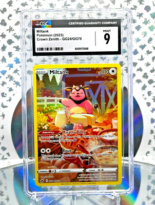 CGC 9 Miltank GG24/GG70 Crown Zenith Secret Illustration Rare Pokemon ...
