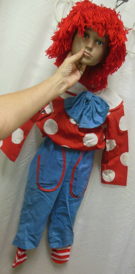 raggedy boy costume wig socks Sz 3-5C Cotton 5pc set made in the USA | eBay