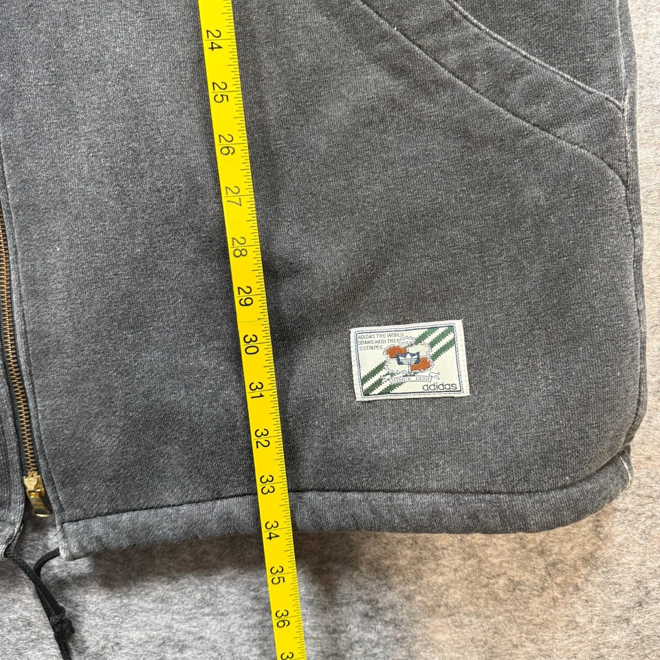 Vintage Adidas Descente Japan Sherpa Quilt Lining Hooded Jacket Size Large RARE | eBay UK