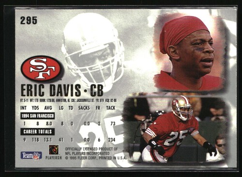 1995 Ultra #295 Eric Davis | eBay
