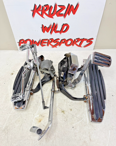 1998 HARLEY SOFTAIL FATBOY Floorboards Brake Pedal Shifter Forward ...