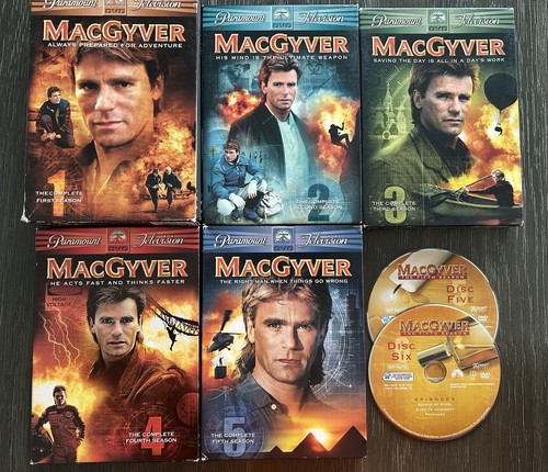 MacGyver Dvd Complete Series Seasons 1, 2, 3, 4, 5 | eBay