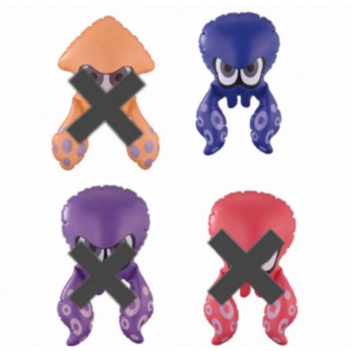 Splatoon 3 Splatoon 3 Squid Air Mascot Octopus Blue | eBay