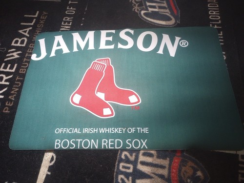 Boston Red Sox Jameson Welcome/Bar Mat 24" X 36" Rubberized Backing | eBay