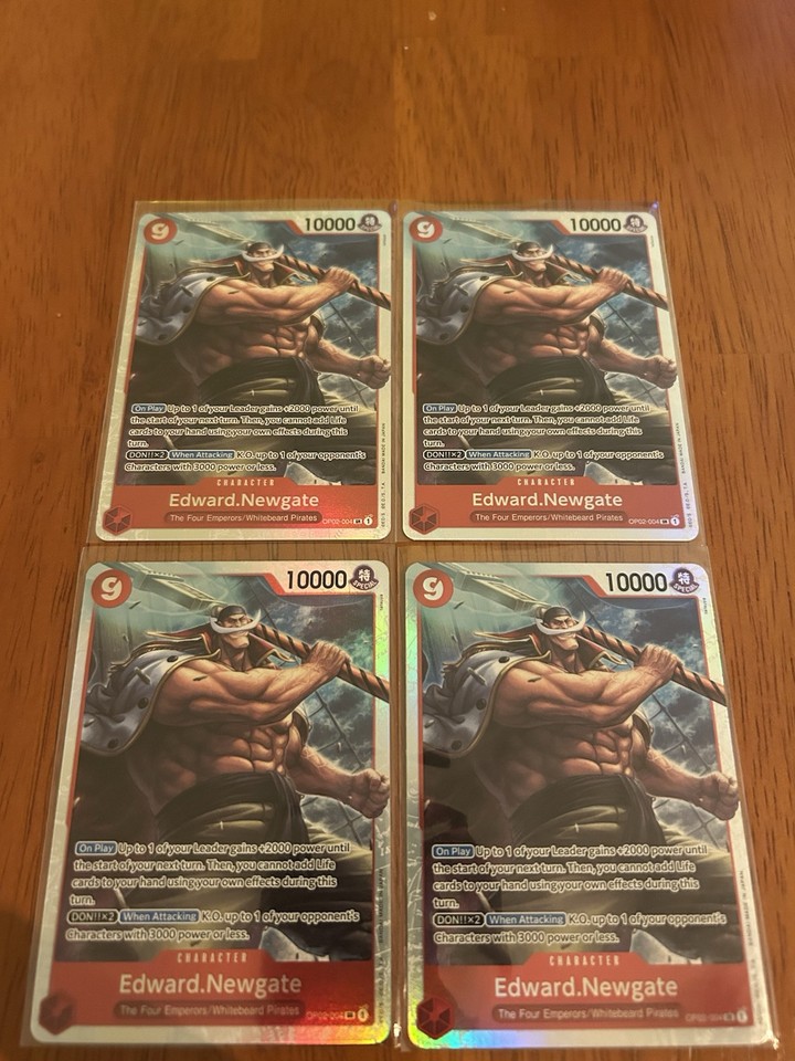 One Piece Card Game - TCG - Edward Newgate - OP02-004 - Playset | eBay.de