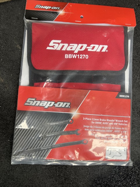 Snap-on Tools BBW1270 11mm Brake Bleed Wrench Set 3pc for sale online ...