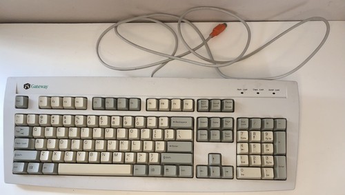 Vintage Gateway “Clicky” Click Wired Keyboard P/N 7001628 M/N ...