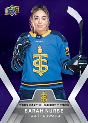 EPACK TRANSFER 24-25 PWHL Showcase SARAH NURSE Purple #18 Unredeemed ...