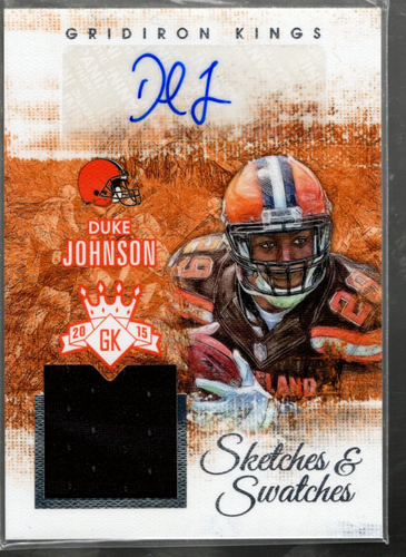 B3712- 2015 Gridiron Kings Sketches Swatches Autographs #23 Duke ...