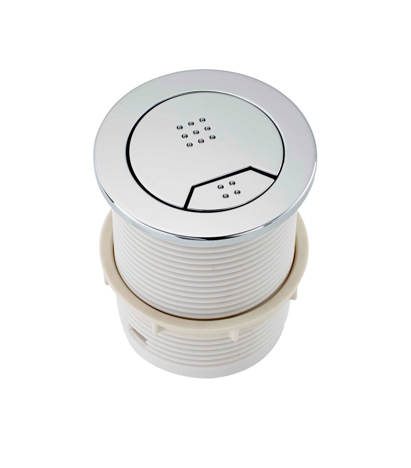 Tavistock VORTEX Dual Flush Air Toilet Cistern Push Button Pneumatic ...