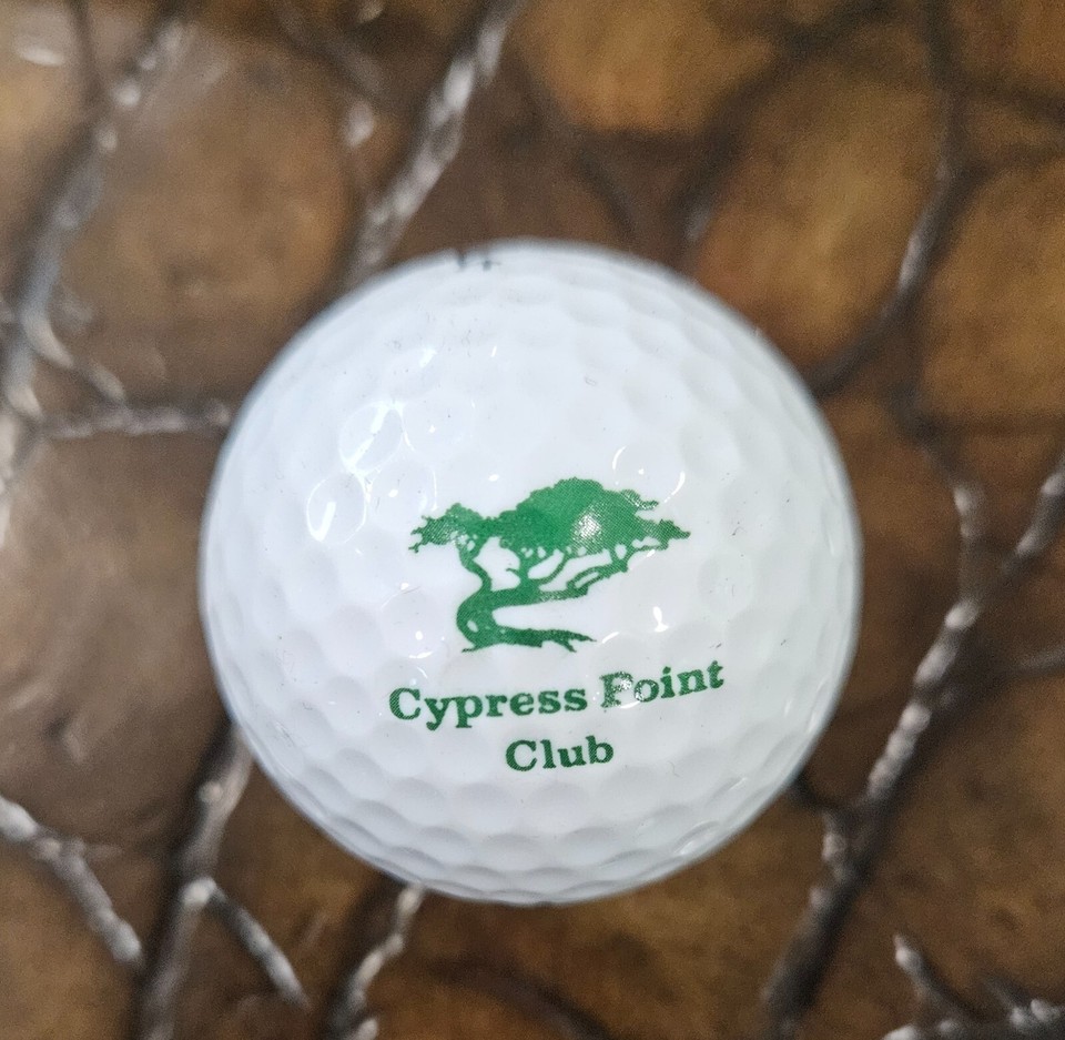 Cypress Point logo golf ball. Iconic Pacific Coast golf course | eBay