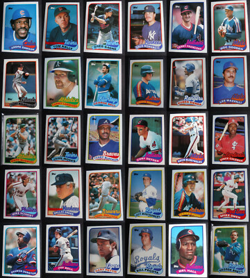 1989 Topps Baseball Cards Complete Your Set You U Pick From List 1-200 ...