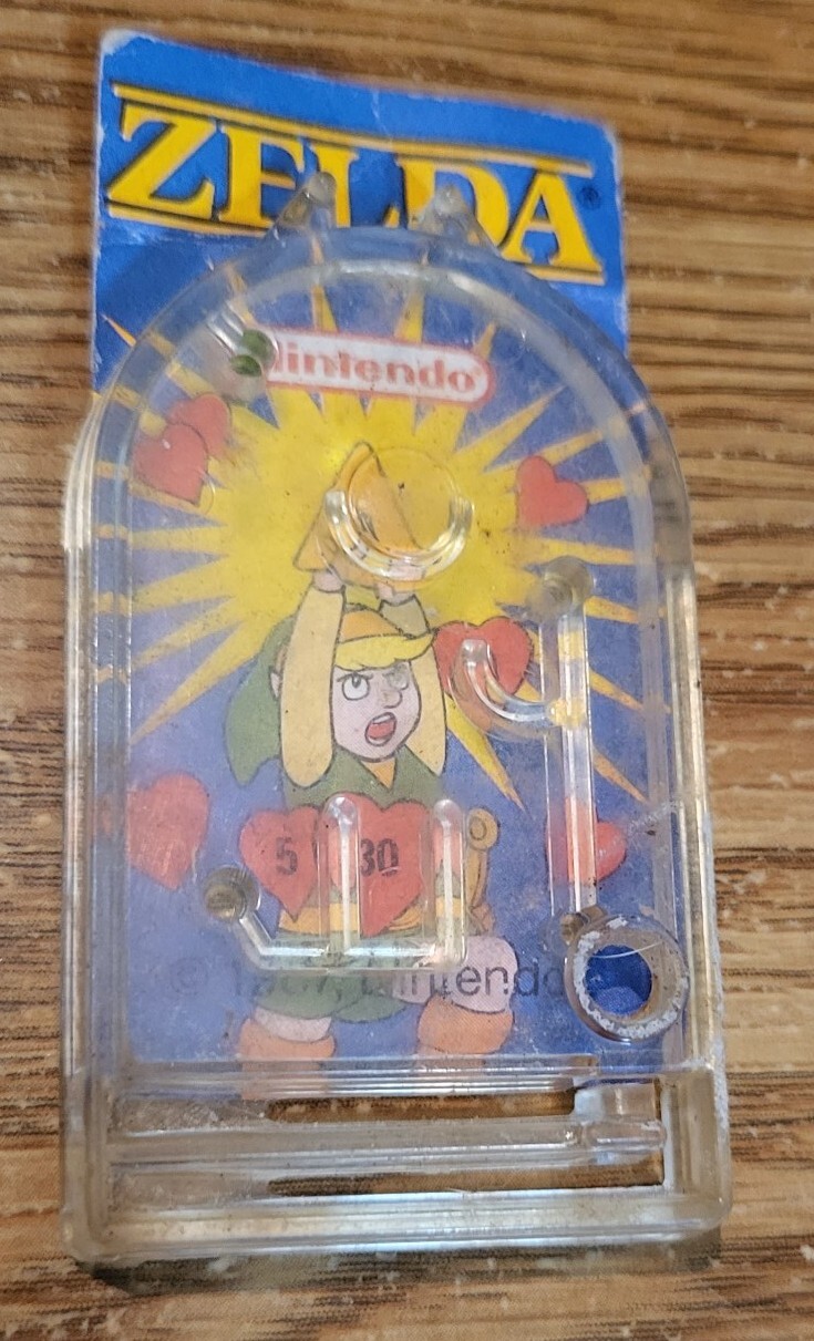 1989 Nintendo Cereal System Premium Zelda Link Pinball Toy Rare Missing ...
