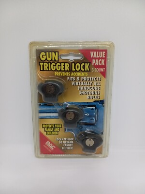 Gun TRIGGER LOCKS DAC Technologies Value Pack (3) Rifle Shotgun Handgun TVP095 | eBay
