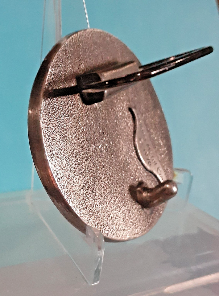 VINTAGE Indiana Metal Craft 1976- Skull w/ Wings Metal BELT BUCKLE ...