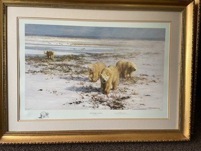 LONE WANDERERS OF THE ARTIC ~ DAVID SHEPHERD ~ LIMITED EDITION SIGNED ...