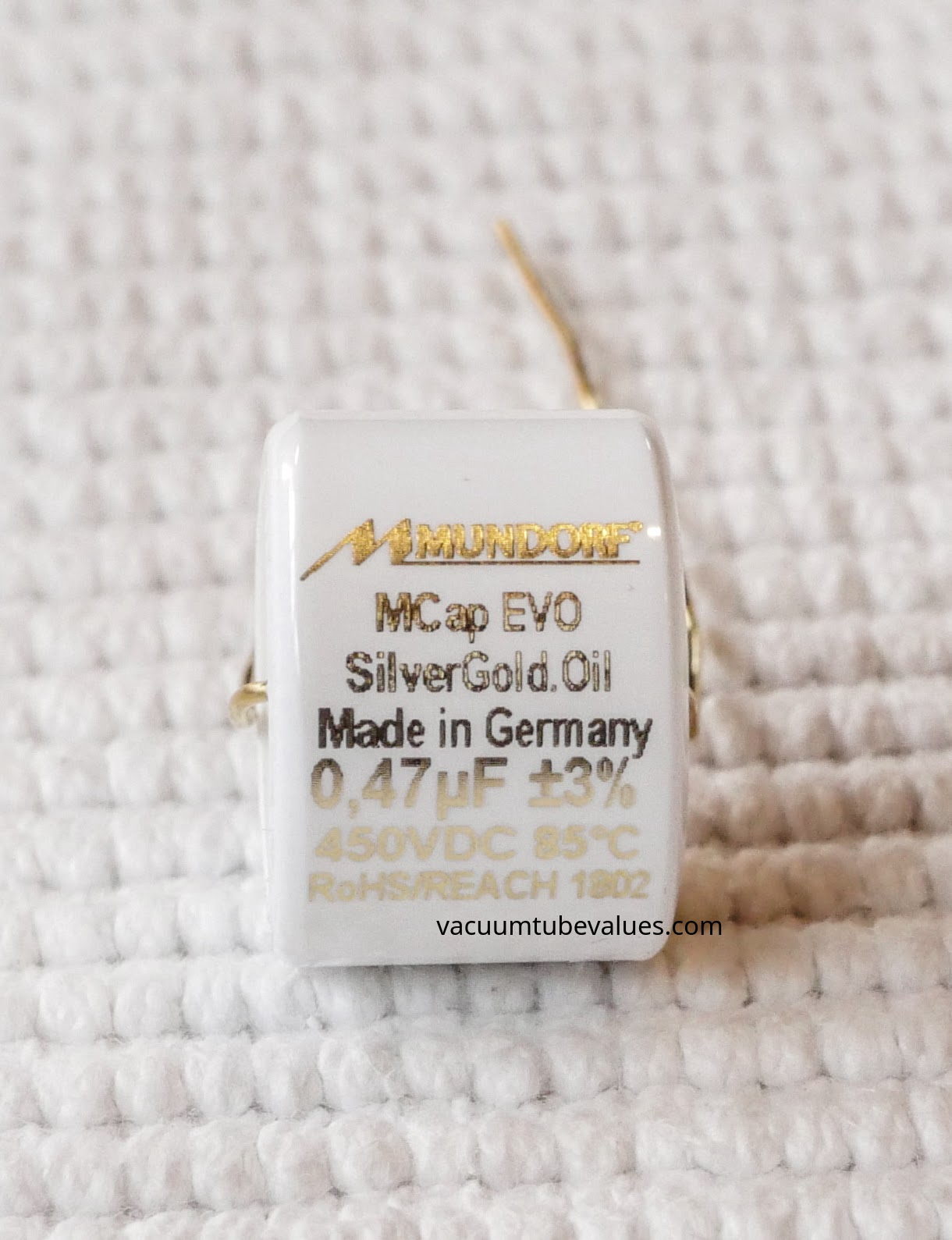 Mundorf MCap EVO Silver-Gold Oil Capacitor 0.47uf 0.47 .47 uf 450VDC | eBay