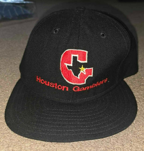 Vtg Houston Gamblers USFL New Era Pro Model Snapback Hat Cap | eBay
