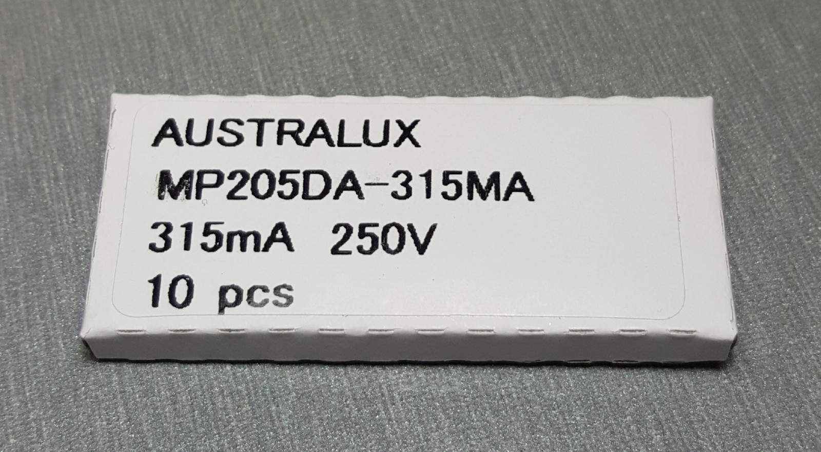 10PCS 315mA T315mA Ceramic Fuse M205 5mm x 20mm Slow Blow 250V ...