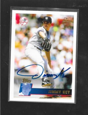 2012 Topps Archives - JIMMY KEY - Fan Favorites Autograph - YANKEES | eBay