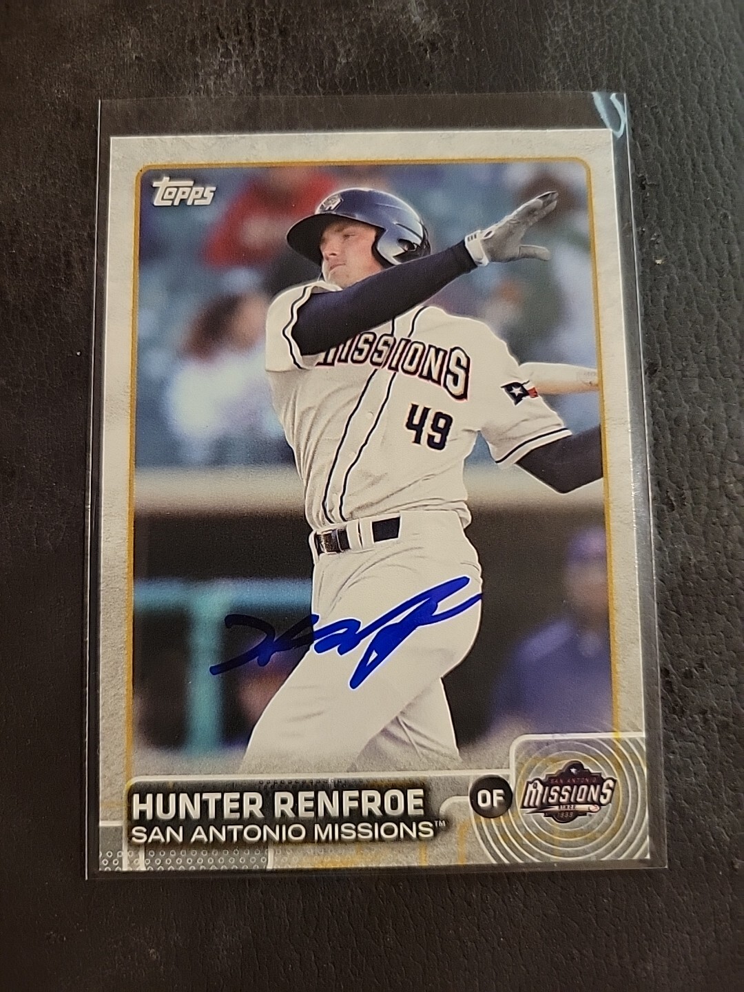 2015 Topps Pro Debut Hunter Renfroe RC Rookie Card Signed IP Auto ...