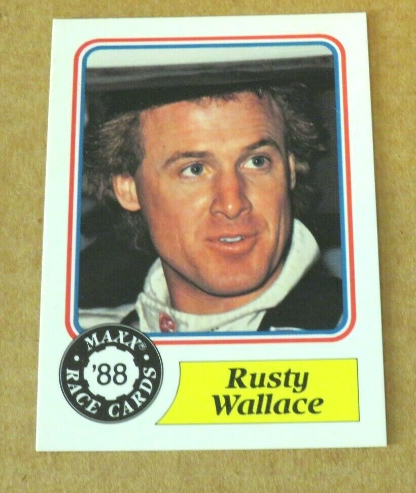 Rusty Wallace 1988 Maxx Race Cards Number 14 | eBay
