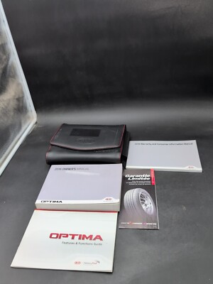 2016 16 KIA OPTIMA OWNER'S MANUAL SET 16 OEM | eBay