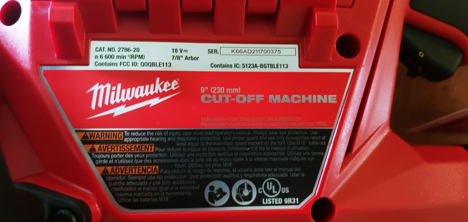 Milwaukee 2786-20 Cut-Off Saw with ONE-KEY(Tool Only) 45242542536| eBay