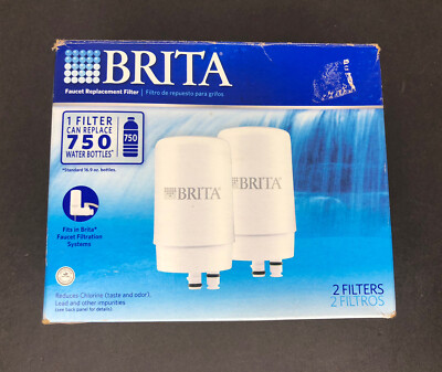 Brita Faucet Replacement Water Filter FR-200 White 2 Pack | eBay