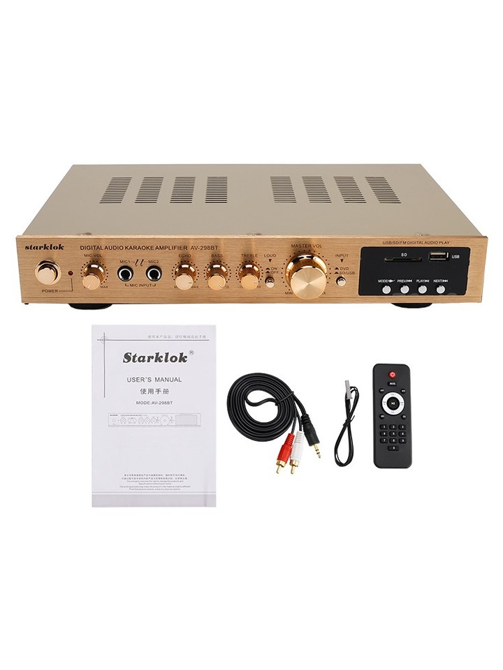 2000W 5CH Amplifiers Amplificador HiFi Stereo AV Surround Amplifier SD FM Home | eBay