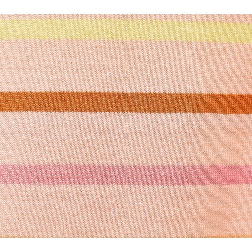 Denim & Co 4X Yarn Dye Stripe Top Perfect Jersey Peach Multicolor ...