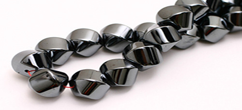 Spectacular Large Hematite Round Twist Focal Beads 10MM | eBay