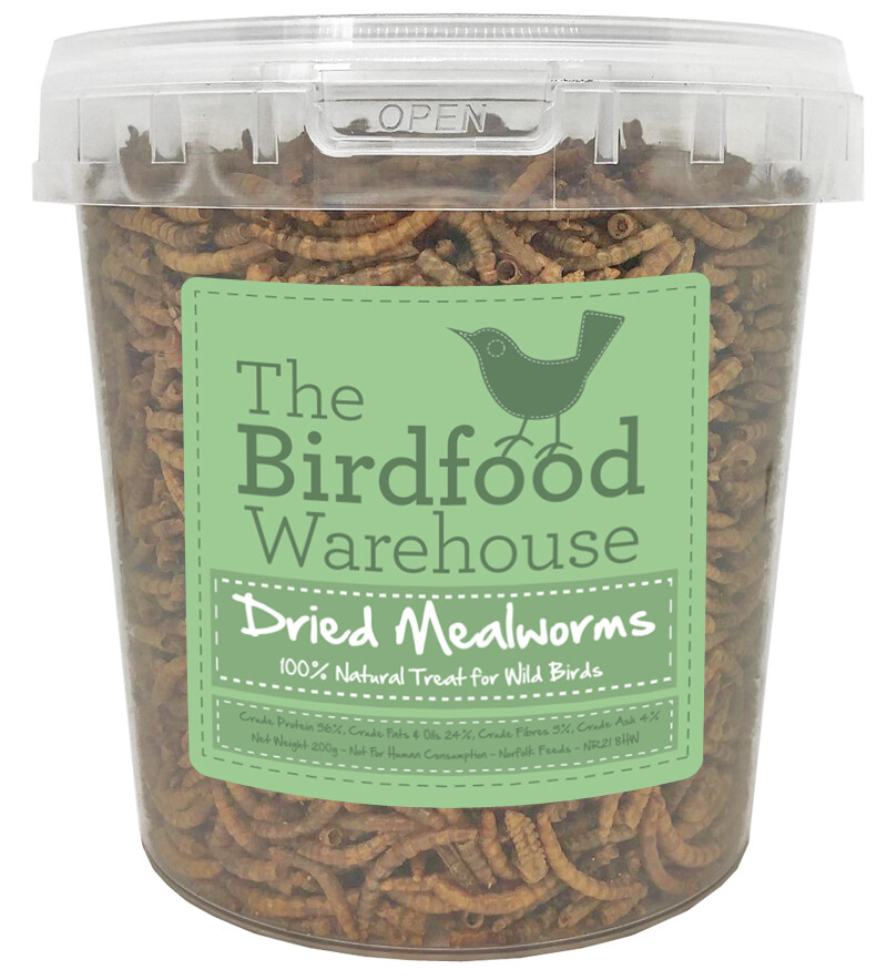 Norfolk Feeds Dried Mealworms - Premium Quality Wild Bird Food - Treat ...