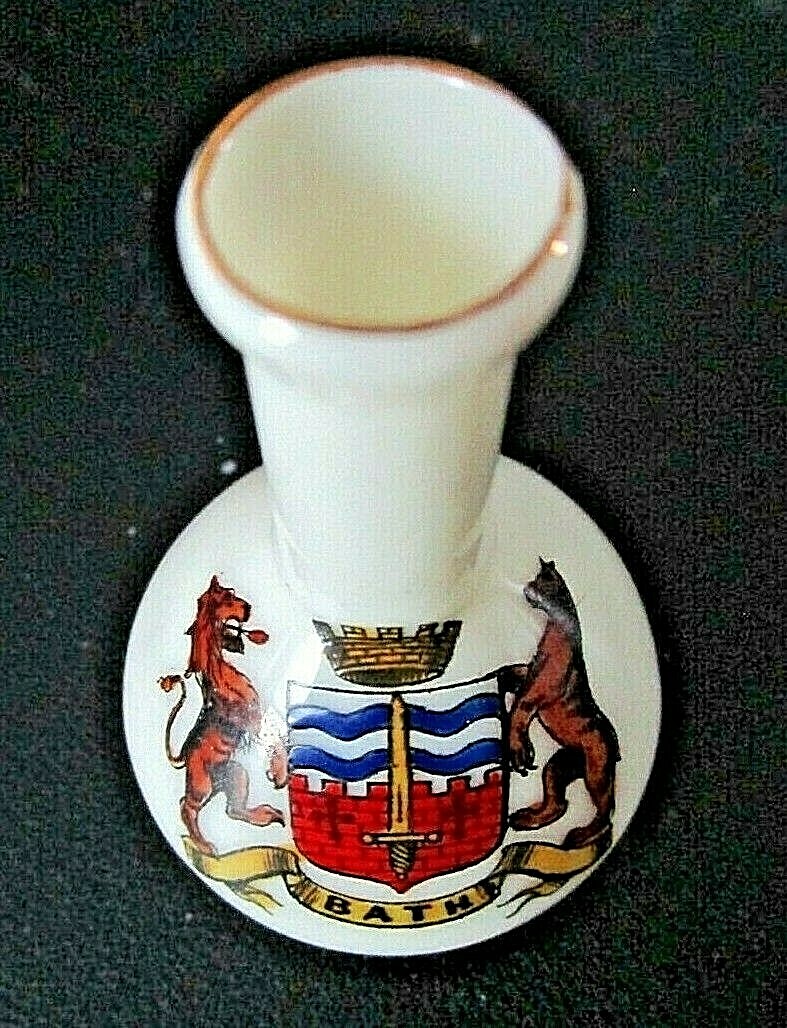 VINTAGE A&S STOKE-ON-TRENT ARCADIAN CHINA CRESTED WARE BATH CREST ...