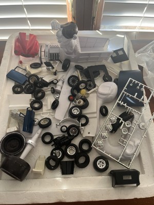 VTG Original Issue 1/25 Model Kit Parts Lot Wheels Tires Hoods AMT ...