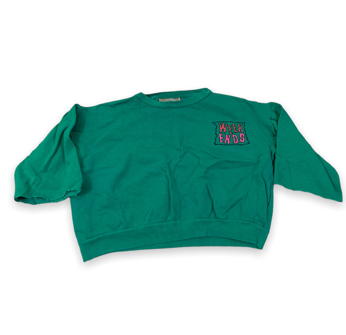 Vintage 1989 80d Retro Cute Terrific Pacific Green Womens Crop Top ...