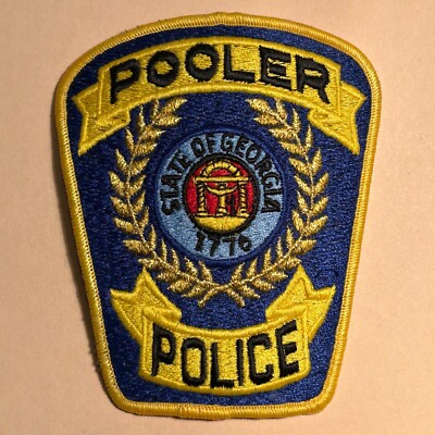 GEORGIA GA POOLER POLICE SHOULDER PATCH | eBay